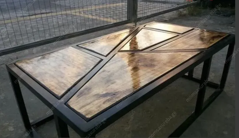 რკინის თაროები, ავეჯის დამზადება